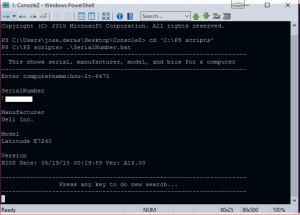 Get Computer Serial Number, Model, BIOS WMIC – IT Finds